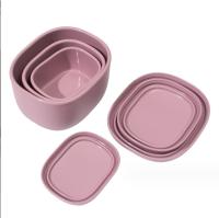 China 3pcs/set Custom Portable Bento Lunch Box Set with Microwavable Food Container Feature for sale