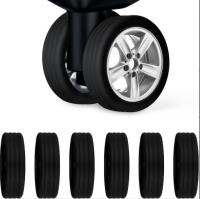 China Silicone Luggage Wheel Covers The Ultimate Protection for Your Wheels for sale