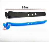 China Colorful Silicone Strap Cable Holder Organizer for Moulding Food Grade USB Cables for sale