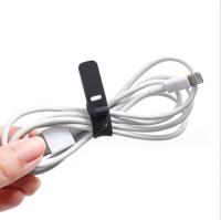 China Colorful Silicone Strap Cable Holder Organizer for Moulding Food Grade USB Cables for sale