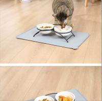 China Modern Style Waterproof Non Slip Silicone Dog Pet Feeding Mat for Custom Requirements for sale