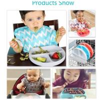 China Plate Production Safe and Durable Food Grade Silicone Suction Plate for Baby for sale
