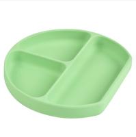 China Plate Production Safe and Durable Food Grade Silicone Suction Plate for Baby for sale