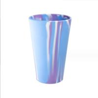 China 480ml 16 OZ BPA Free Silicone Durable Pint Beer Drinking Cup Ideal for Promotion Gift for sale