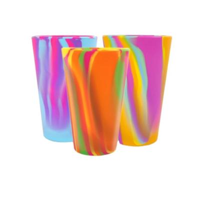 China Silicone Rubber Unbreakable Shot Glass Reusable Shatterproof Cup for Parties for sale