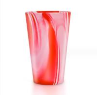 China Foldable Anti-fall Outdoor Travel Silicone Wine Tumbler Cup 600ml Egg Shape Drinkware for sale