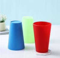 China 480ml Silicone Tumbler Cups Dishwasher-safe and Essential for Outdoor Adventures for sale