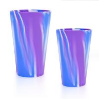 China 480ml Silicone Tumbler Cups Dishwasher-safe and Essential for Outdoor Adventures for sale