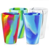 China Customized Silicone Coffee Mugs Tumbler Gift For Travel Coffee Mug With Handle Drinking Cup for sale