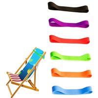China Cutting Service for Solid Color Elastic Beach Chair Towel Holder Clips Silicone Rubber Bands for sale