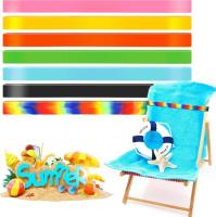 China Beach Chairs Cruise Rubber Elastic Towel Straps Holder for Vacation Beach Pool Lounge for sale
