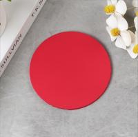 China Waterproof Drink Cup Coaster Custom Design Soft Sublimation Print PVC Coasters for sale