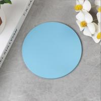 China Round Custom Printed Logo Coaster for Drink Cup Mat Soft PVC Coaster in Durable Material for sale
