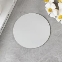 China Round Custom Printed Logo Coaster for Drink Cup Mat Soft PVC Coaster in Durable Material for sale