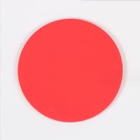 China Table Mat Drink Coaster PVC Waterproof Heat Insulation Round Fashion Colorful Coasters for sale