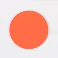 China Table Mat Drink Coaster PVC Waterproof Heat Insulation Round Fashion Colorful Coasters for sale