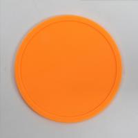 China Custom Round Silicone Drink Coaster None Design Style for Dining Table for sale