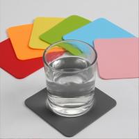 China Cup Coaster Silicone Coasters for Drinks Heat Resistant Non-Slip Coffee Table Decor for sale