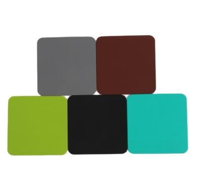 China Square Colorful Silicone Non-slip Drink Coasters Cup Pad Mat for Hot and Cold Drinks for sale
