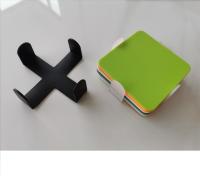 China Square Colorful Silicone Non-slip Drink Coasters Cup Pad Mat for Hot and Cold Drinks for sale