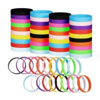 China Silicone Wristband For Kids Custom Size Rubber Bracelet In Moulding With Printing Logo for sale