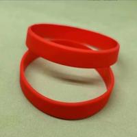 China Silicone Wristband For Kids Custom Size Rubber Bracelet In Moulding With Printing Logo for sale