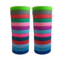 China Cutting Processing Service Glowing Silicone Wristbands with Customized Design and Logo for sale