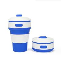 China Convenient 350ml Foldable Silicone Coffee Cup for Presents and Outdoor Enthusiasts for sale