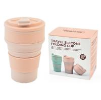 China American Style Collapsible Travel Sport Mug Presents Design for Foldable Silicon Cups for sale