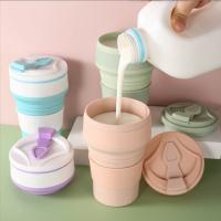 China American Style Collapsible Travel Sport Mug Presents Design for Foldable Silicon Cups for sale