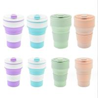 China American Style Collapsible Travel Sport Mug Presents Design for Foldable Silicon Cups for sale