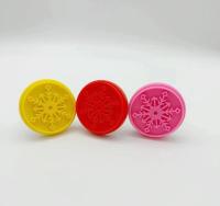 China Cookie Stamps Wooden Handle Silicone Christmas Biscuit Cutter for Sustainable Baking for sale