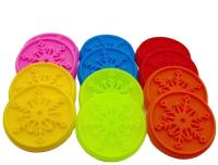 China Christmas Baking Decor Tools Food Grade Silicone Wood Cookie Stamps And Biscuit Cutter for sale