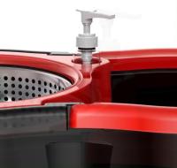 China Heavy Duty 360 Spin Magic Mop with Press Detergent Bottle and Microfiber Cloth Cover Type for sale