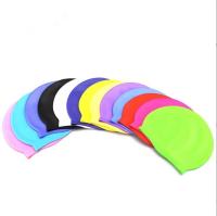 China Professional Silicone Swimming Cap with Colored Silkscreen Printing and Moulding Service for sale
