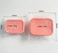 China Freshness Preservation BPA Free Silicone Sealed Storage Box for Kids Silicone Bento Box for sale