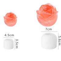 China Advanced 3D Rose Flower Ice Mold Maker Plastic Molds for Ice Cream Tools for sale