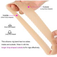 China Adjustable Silicone Wig Grip Headband for Non Slip Fixing of Transparent Hair Wigs for sale