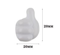 China Creative Self Adhesive Thumb Hook for Cable Clip and Key Wall Decoration Hook Type for sale