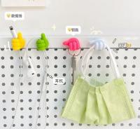 China Creative Self Adhesive Thumb Hook for Cable Clip and Key Wall Decoration Hook Type for sale