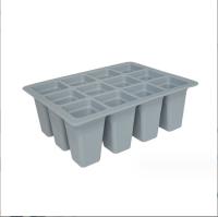 China Reusable Silicone Plastic Nursery Tray for Eco-Friendly Flower Pot Germination for sale