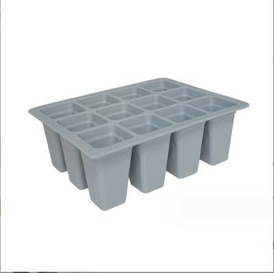 China Reusable Silicone Plastic Nursery Tray for Eco-Friendly Flower Pot Germination for sale