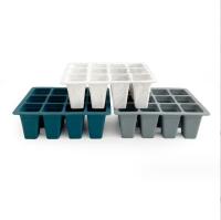 China Reusable Silicone Plastic Nursery Tray for Eco-Friendly Flower Pot Germination for sale