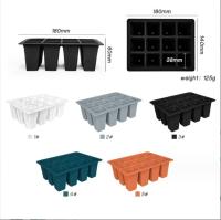 China Reusable Silicone Plastic Nursery Tray for Eco-Friendly Flower Pot Germination for sale