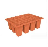 China Reusable Silicone Plastic Nursery Tray for Eco-Friendly Flower Pot Germination for sale