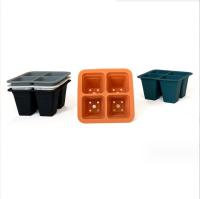 China Not Coated Silicone Nursery Plant Flower Tray for Reusable Seed Starter Germination for sale