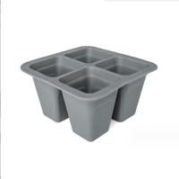 China Not Coated Silicone Nursery Plant Flower Tray for Reusable Seed Starter Germination for sale