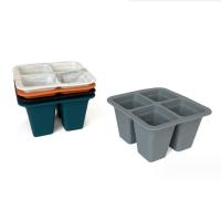 China Reusable Seedling Pot Germination Tray Silicone Nursery Tray for Garden Seed Starting for sale