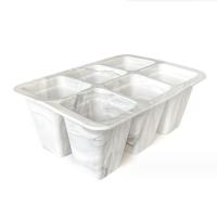 China Convenient Planting with Reusable Silicone Seed Starting Trays and Nursery Trays Lids for sale