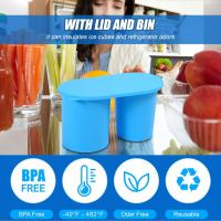 China Exclusive Patent Reusable Silicone Ice Hollow Cylinder Tray Mold for Large Ice Cubes for sale